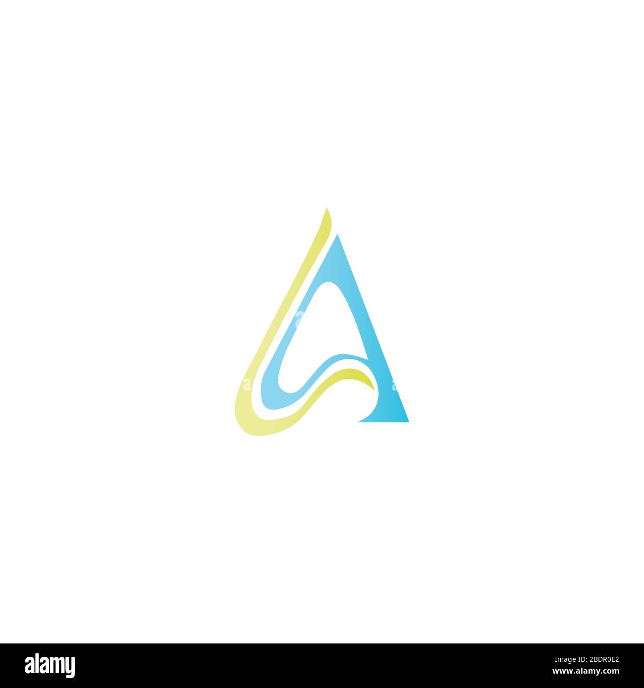 Red la letter logo hi-res stock photography and images - Alamy