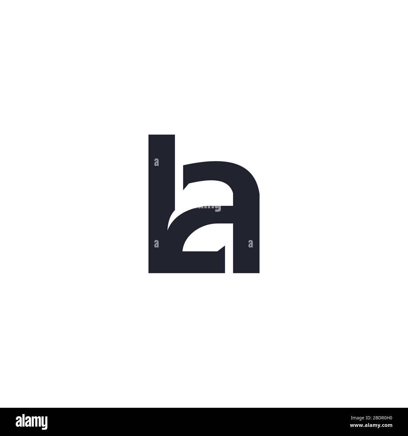 Initial letter la logo or al logo vector design template Stock Vector ...