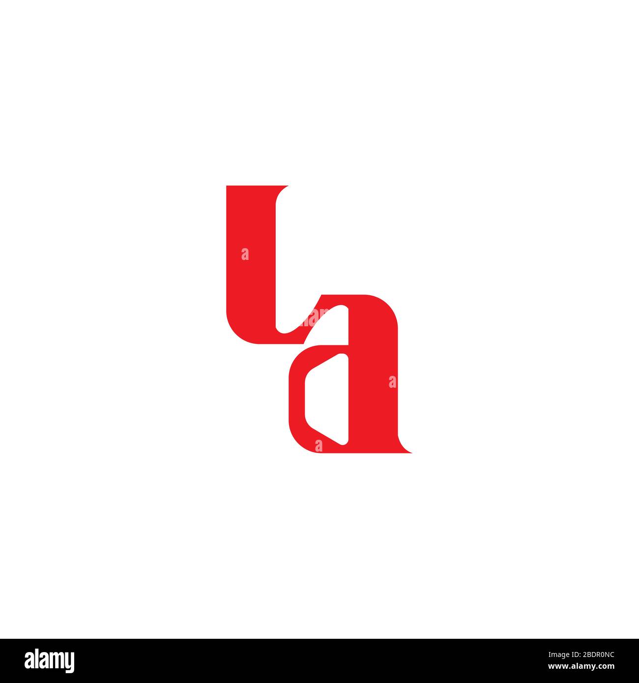 Initial letter la logo or al logo vector design template Stock Vector ...