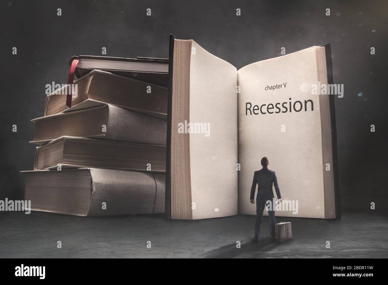 Economic recession concept icon hi-res stock photography and images - Alamy