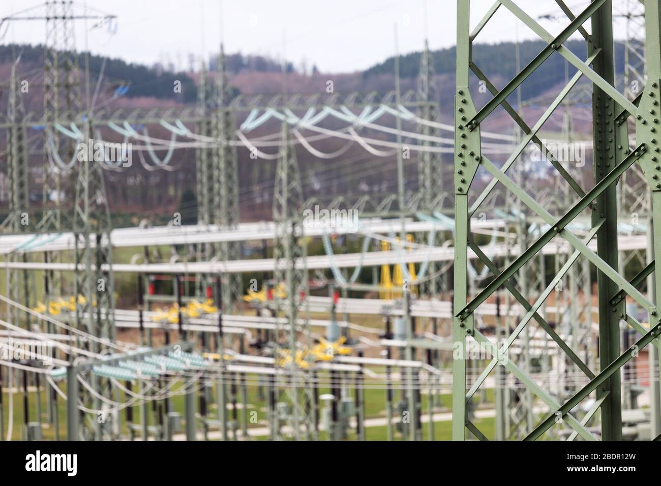 High voltage substation hi-res stock photography and images - Alamy
