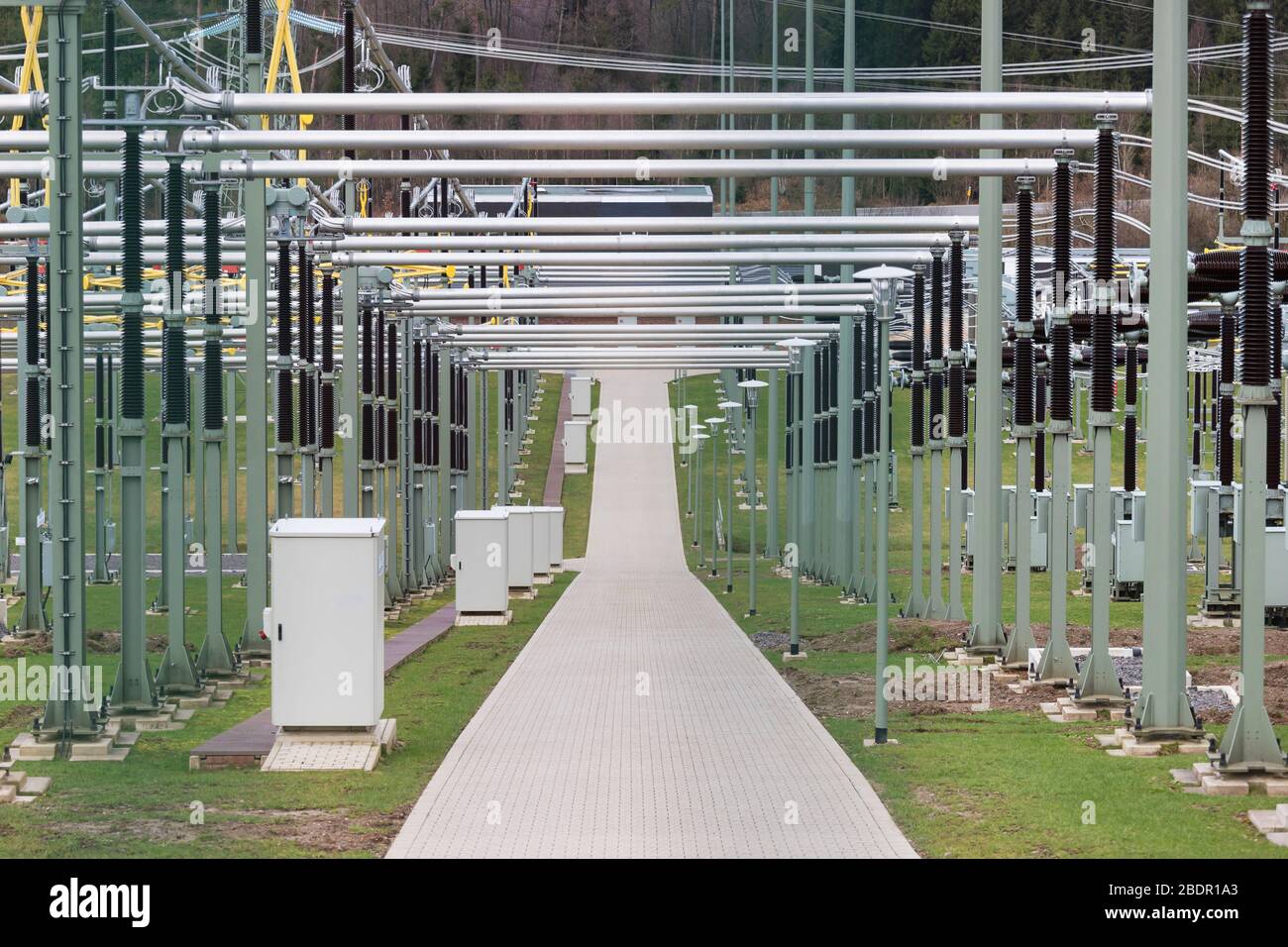 High voltage substation hi-res stock photography and images - Alamy