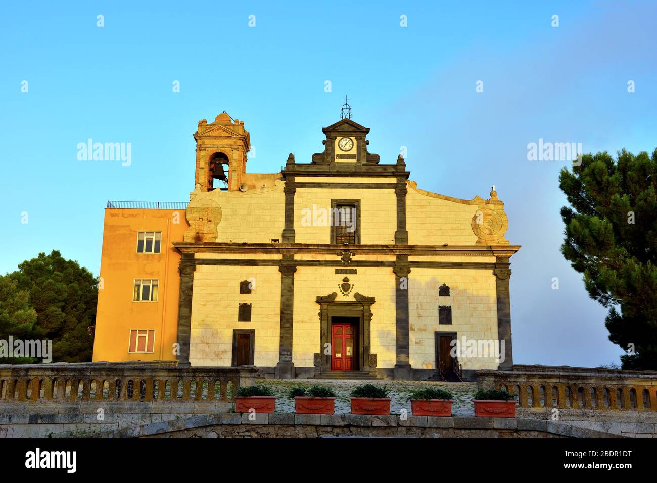 Basilica of San Calogero monte kronio Sciacca sicily italy Stock Photo ...
