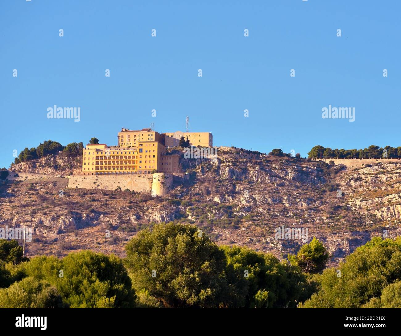 Basilica of San Calogero monte kronio Sciacca sicily italy Stock Photo ...