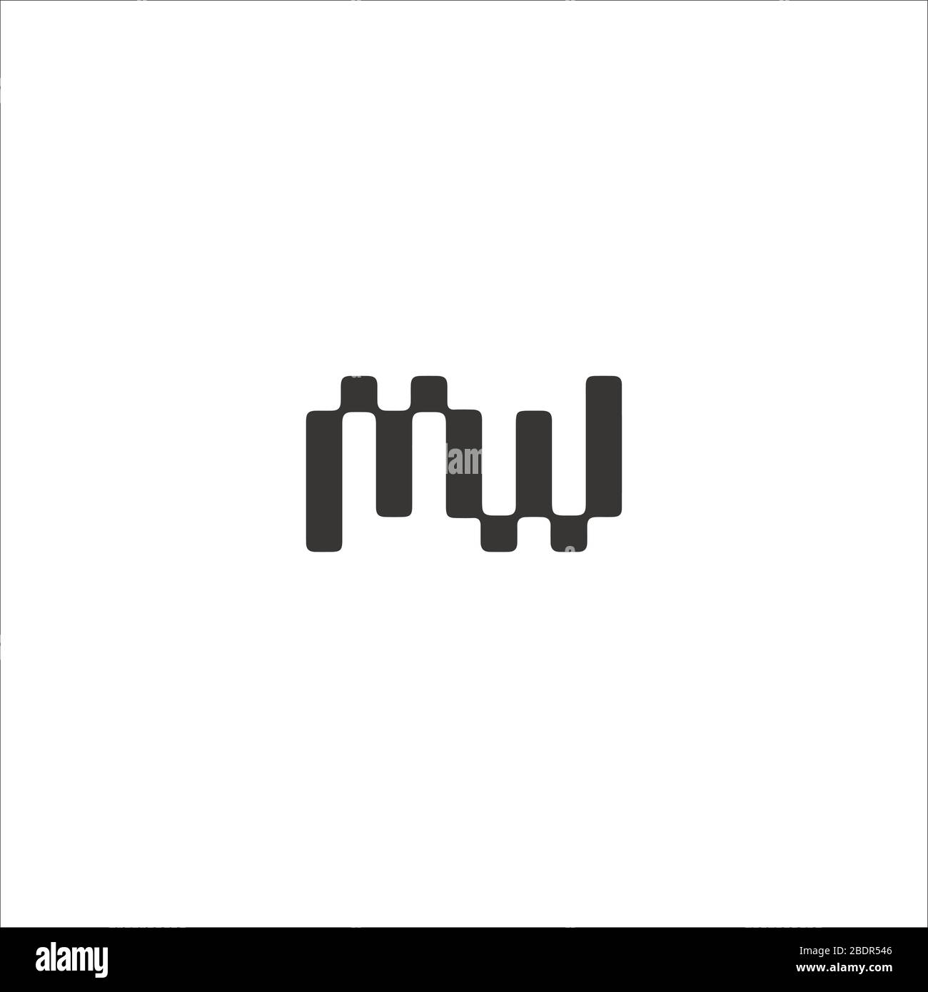 Initial letter mw logo or wm logo vector design template Stock Vector ...