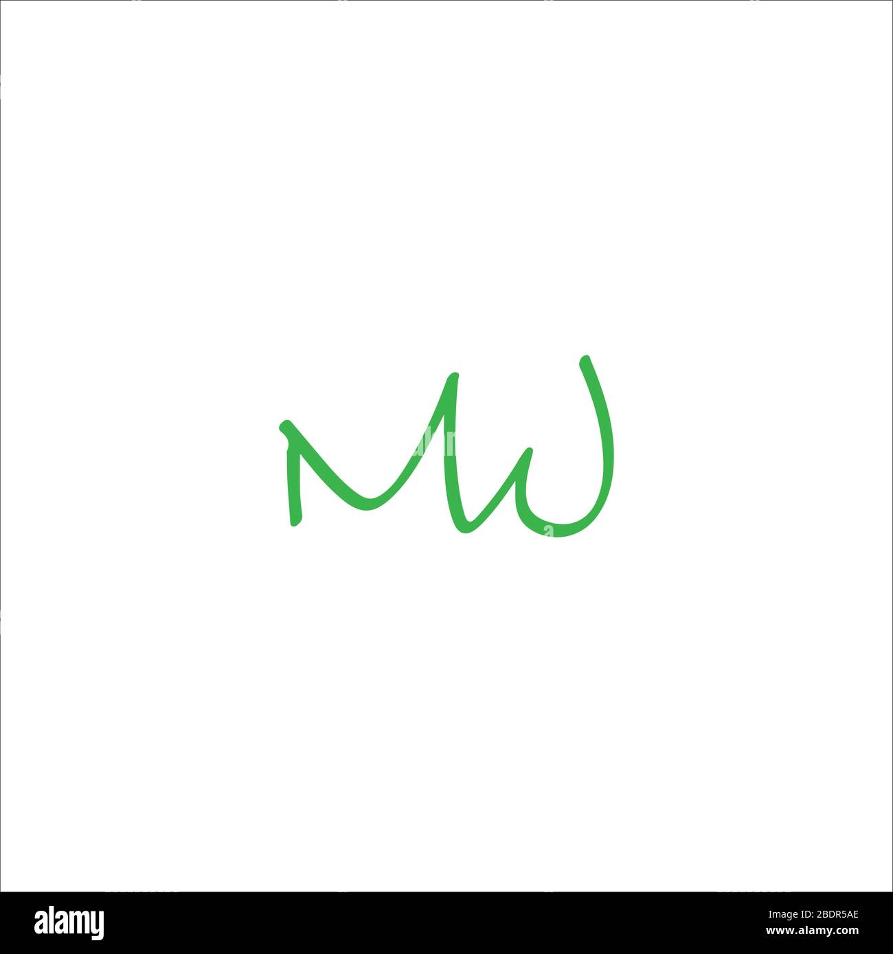 Initial letter mw logo or wm logo vector design template Stock Vector ...