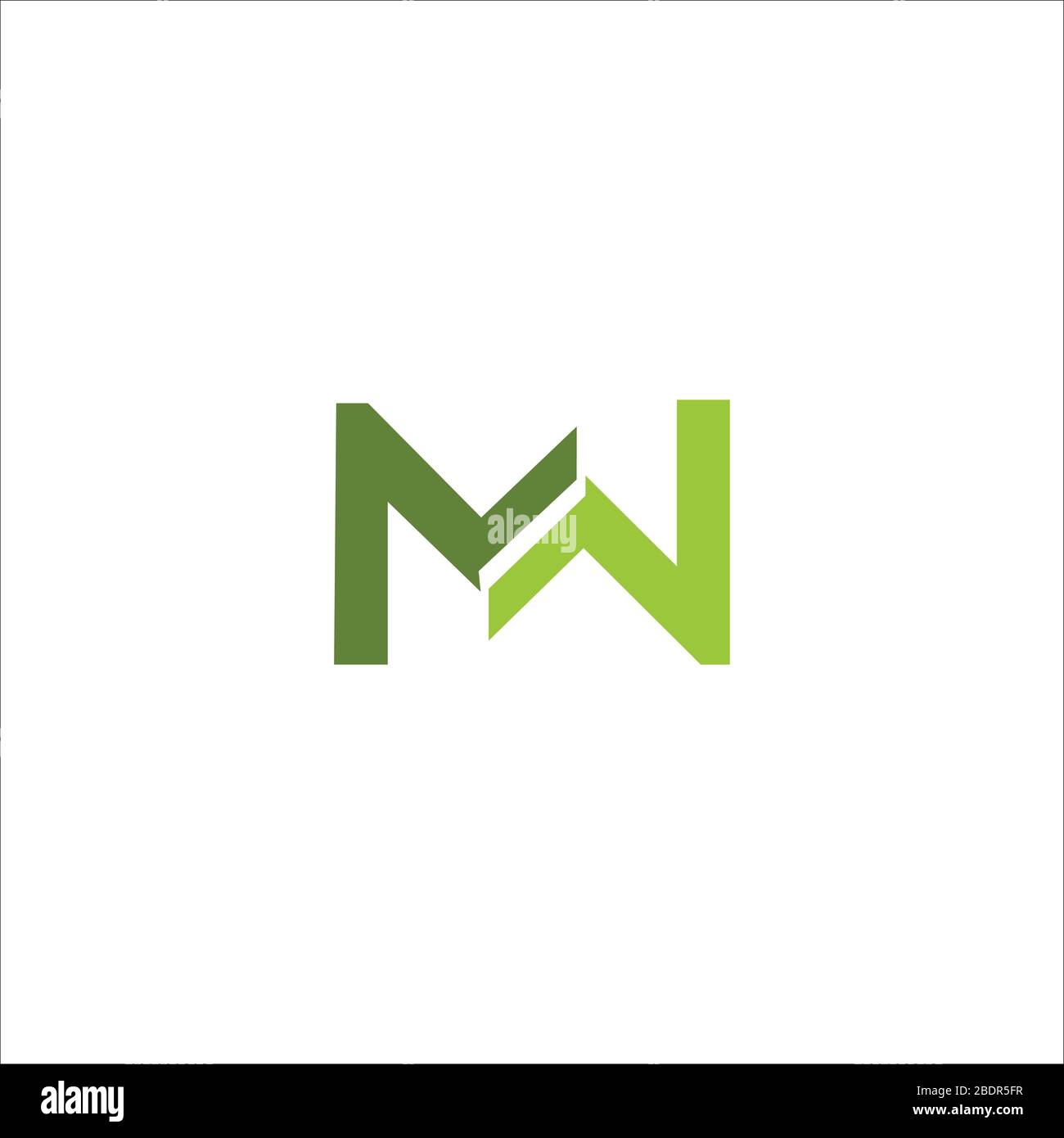 Initial letter mw logo or wm logo vector design template Stock Vector ...