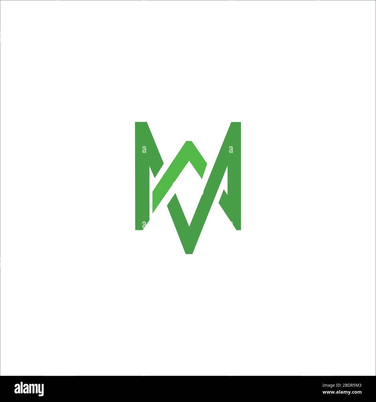 Initial letter mw logo or wm logo vector design template Stock Vector ...