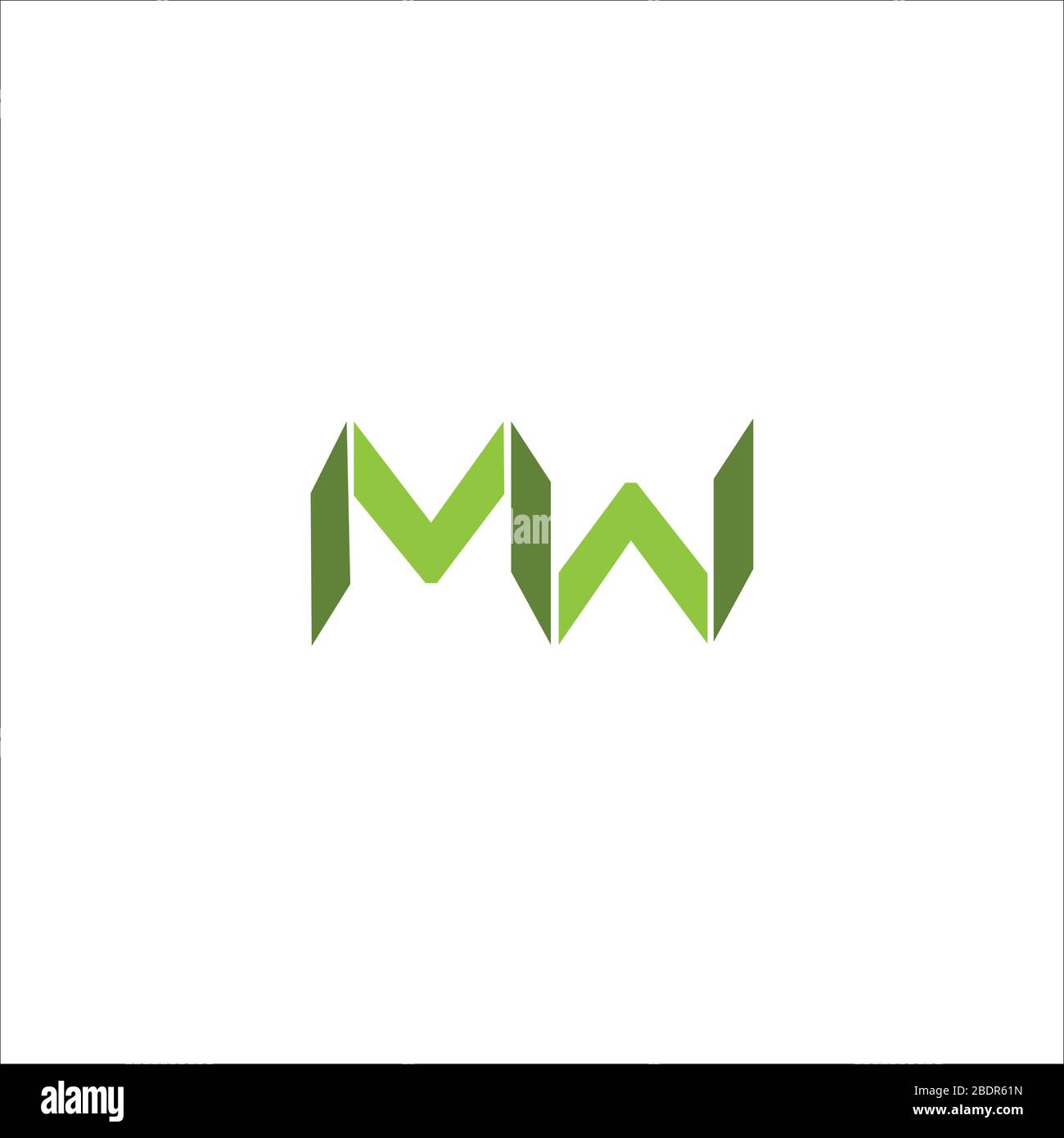 Initial letter mw logo or wm logo vector design template Stock Vector ...