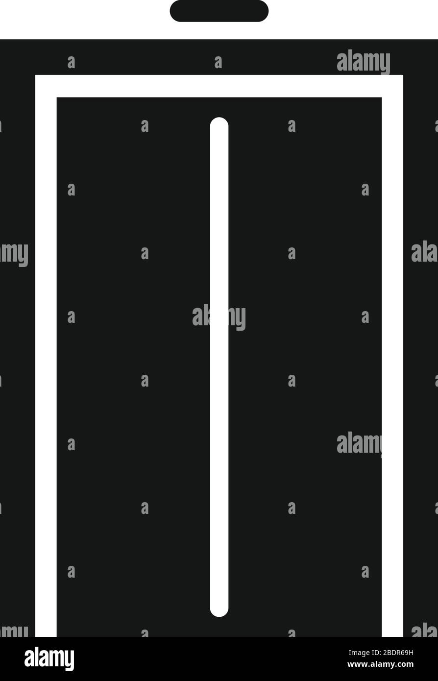 Level elevator icon. Simple illustration of level elevator vector icon ...