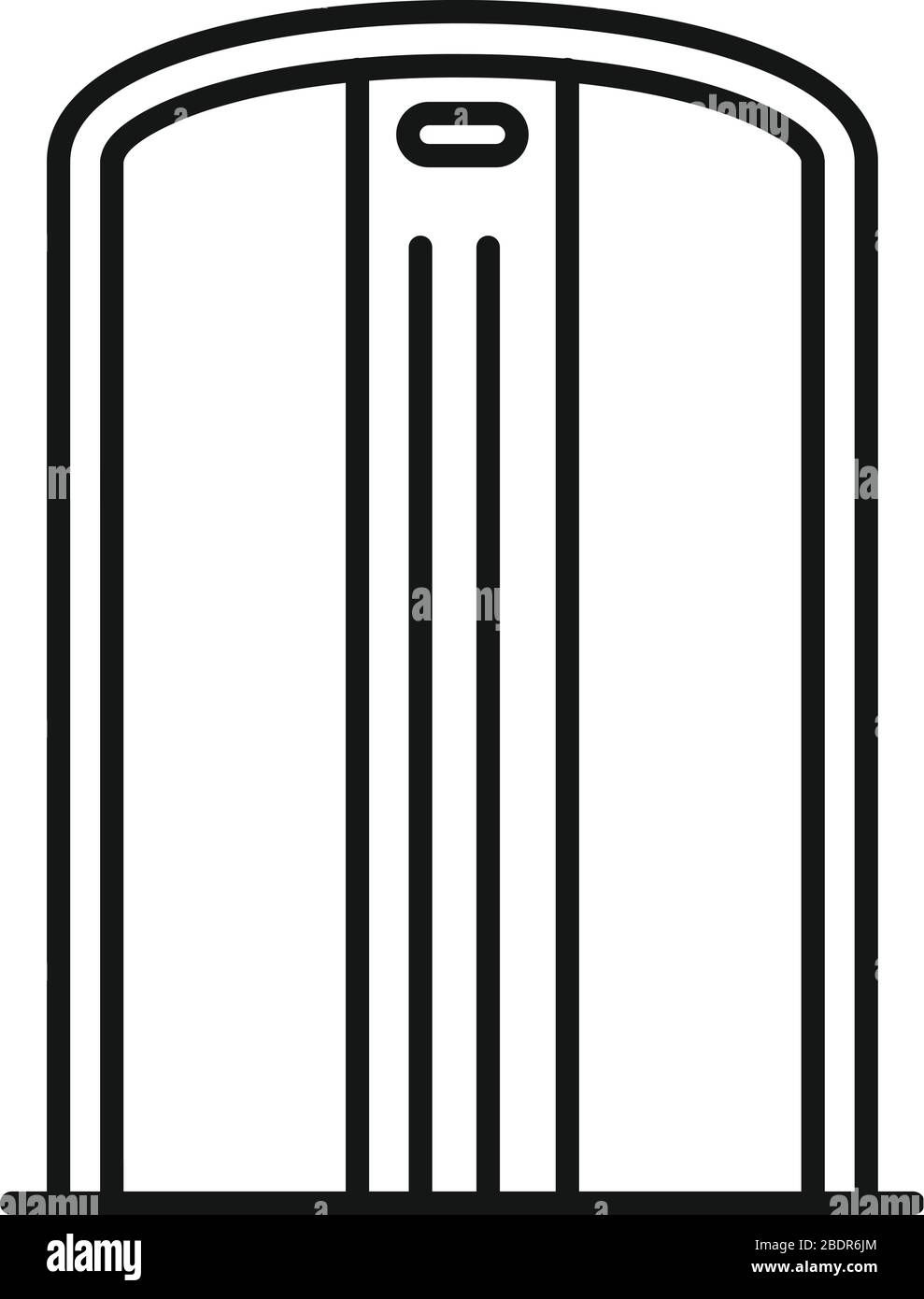 Up elevator icon. Outline up elevator vector icon for web design ...