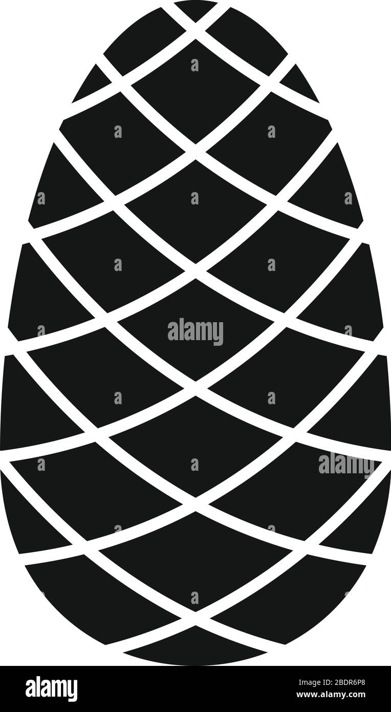 Magic pine cone icon. Simple illustration of magic pine cone vector ...