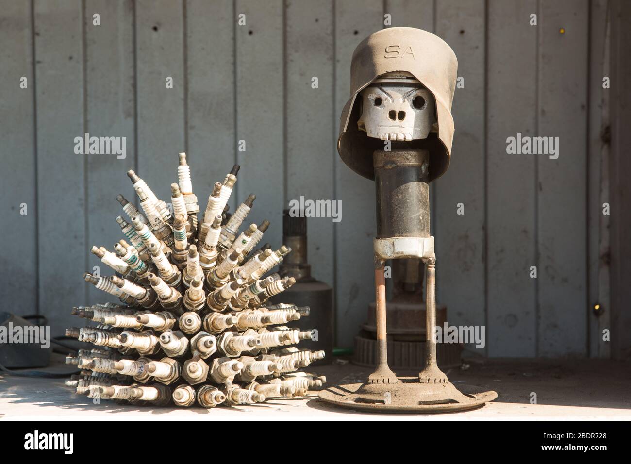 Old used piston of a car engine closeup Stock Photo - Alamy