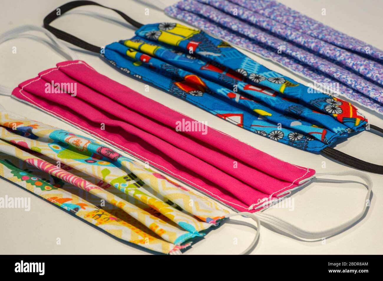 Modern homemade masks using to protect from coronavirus. Covid 19 Stock ...