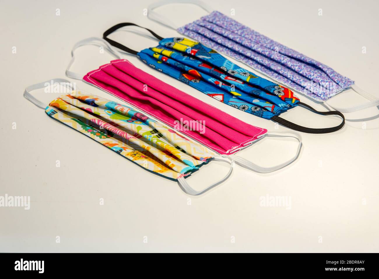 Modern homemade masks using to protect from coronavirus. Covid 19 Stock ...