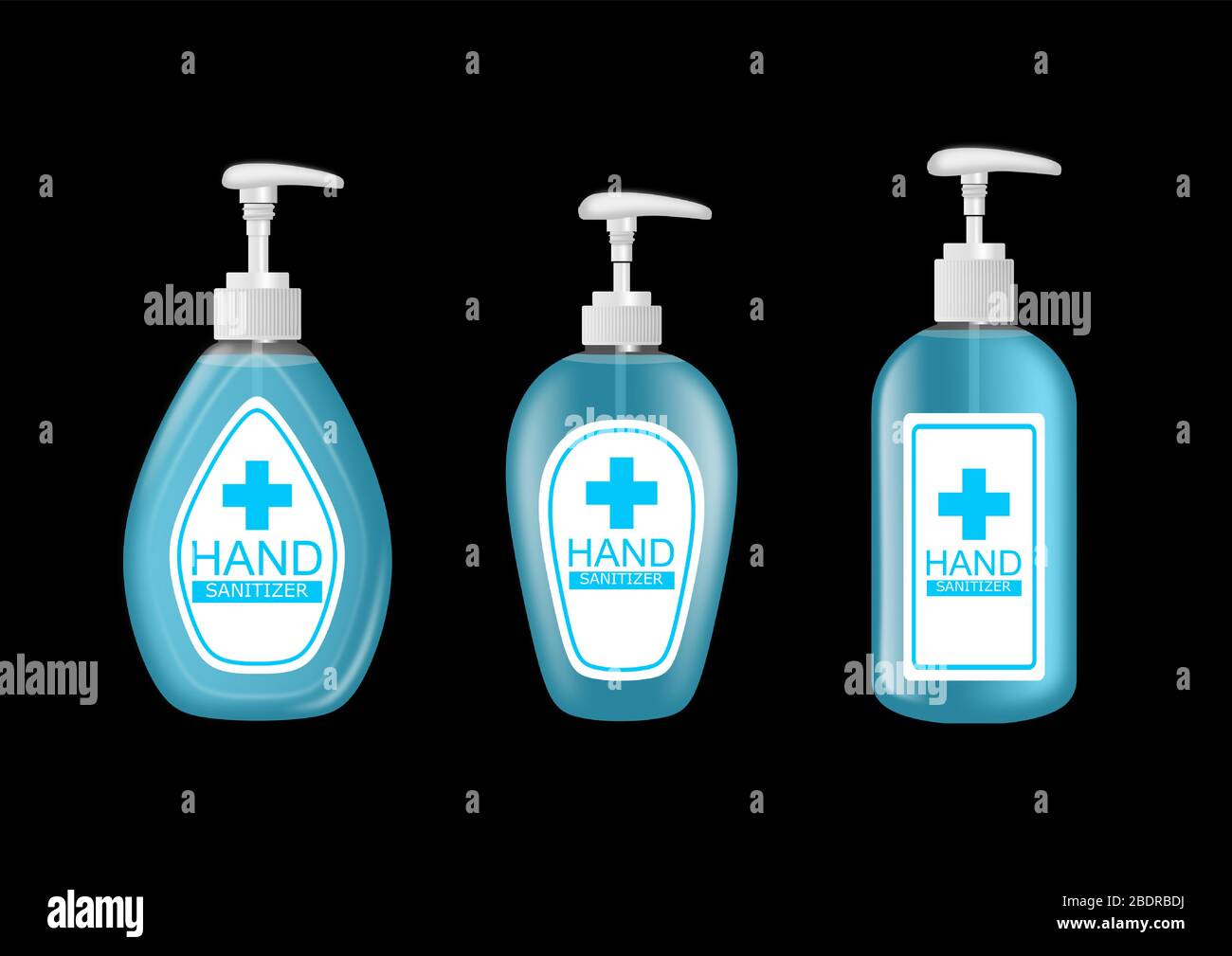 Natural sanitizer Stock Vector Images - Alamy