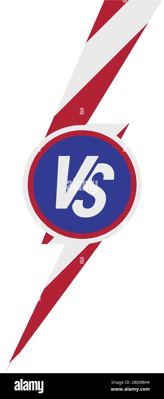 Presidential debate. Versus VS letters. The US presidential election ...