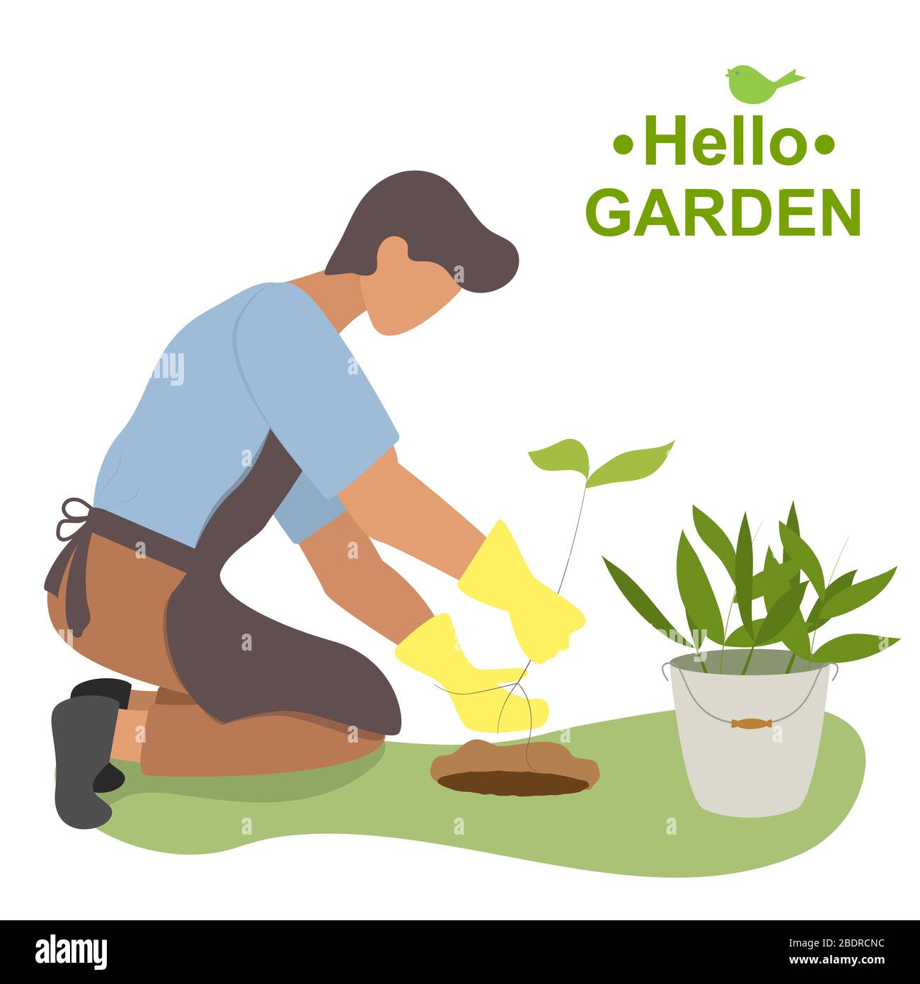 Male Gardener Clipart