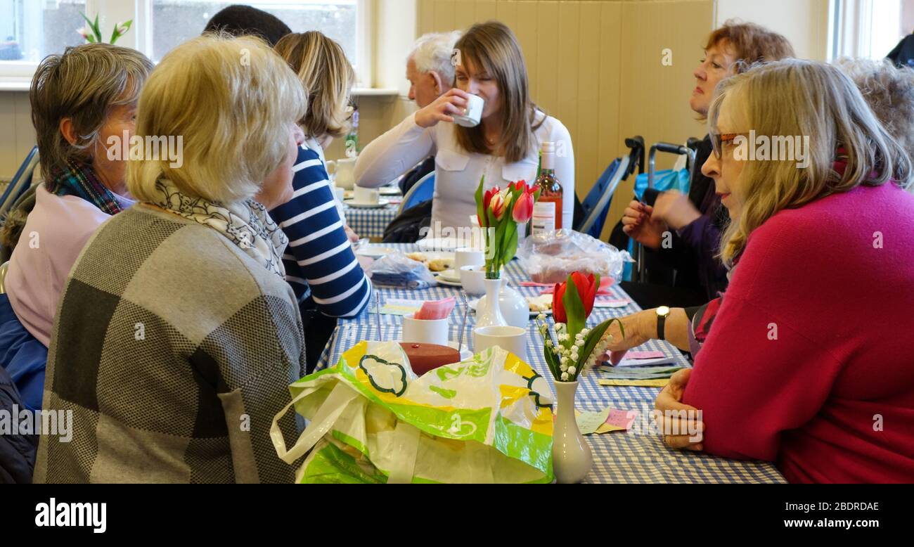 Coffee Morning at Hope Rooms, North Berwick Stock Photo - Alamy