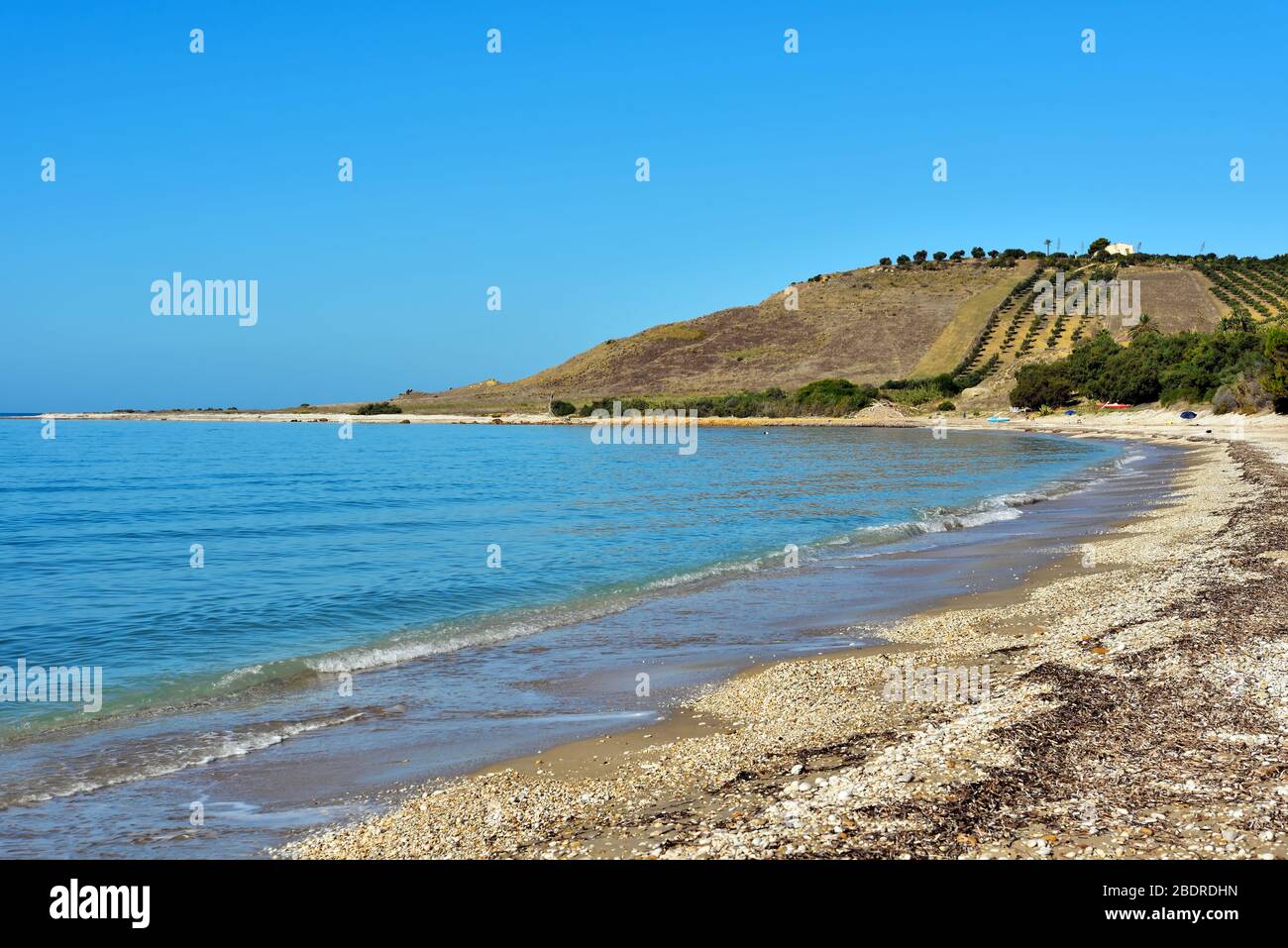 beach in sciacca (lumia) sicily italy Stock Photo - Alamy