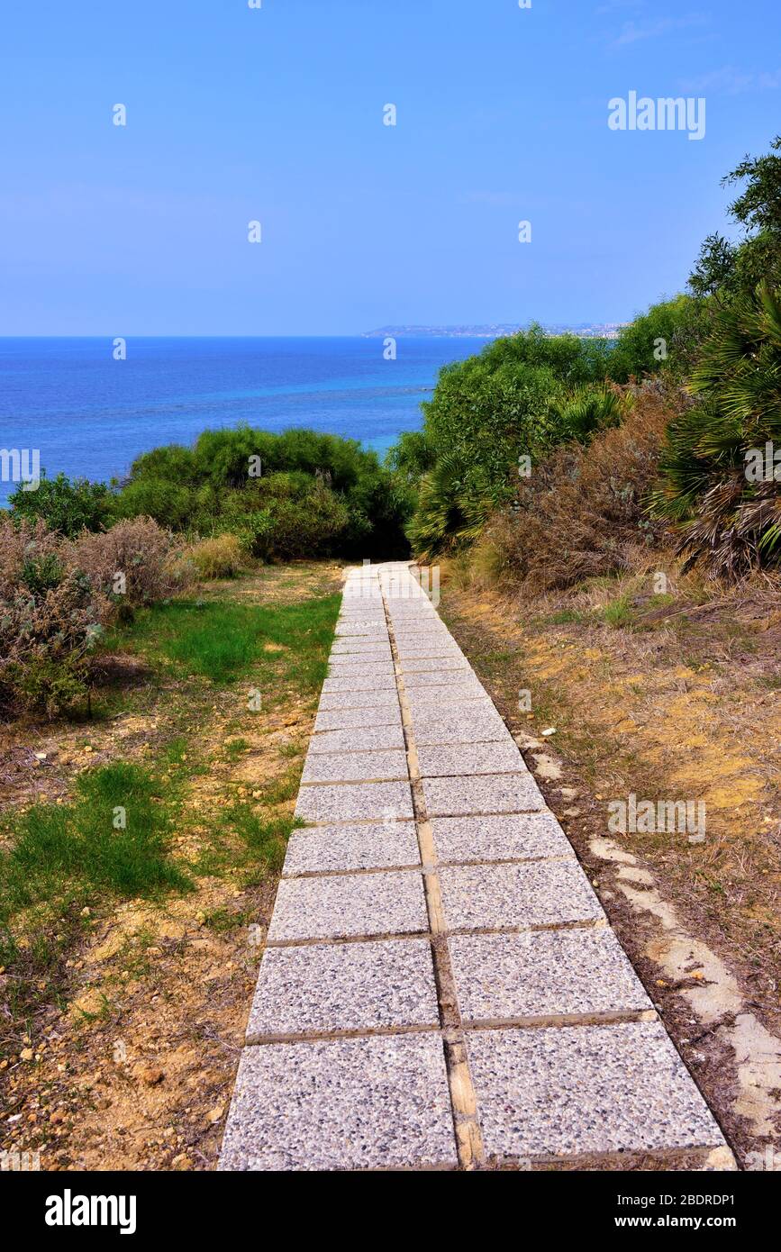 Soverato beach Sciacca Sicily Stock Photo - Alamy