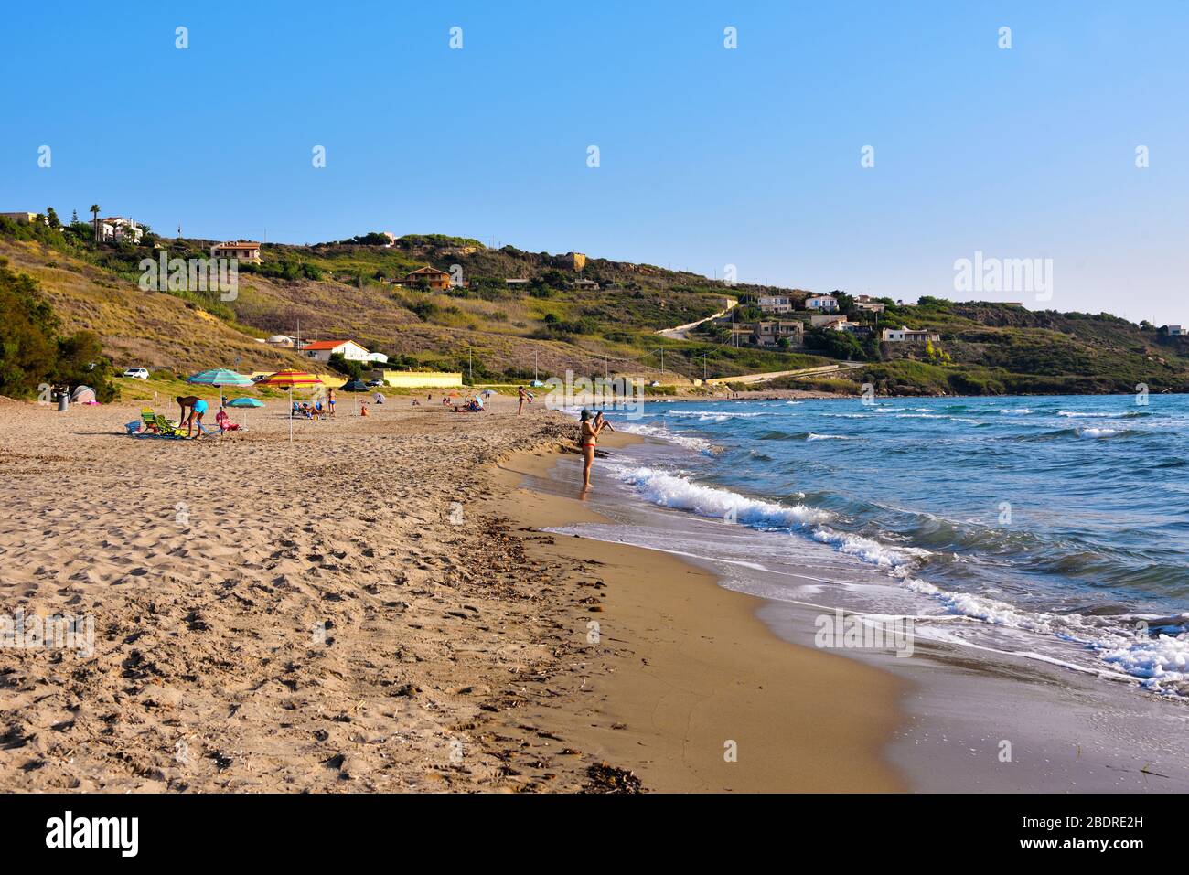 san Marco Beach, Sciacca Sicily Italy Stock Photo - Alamy