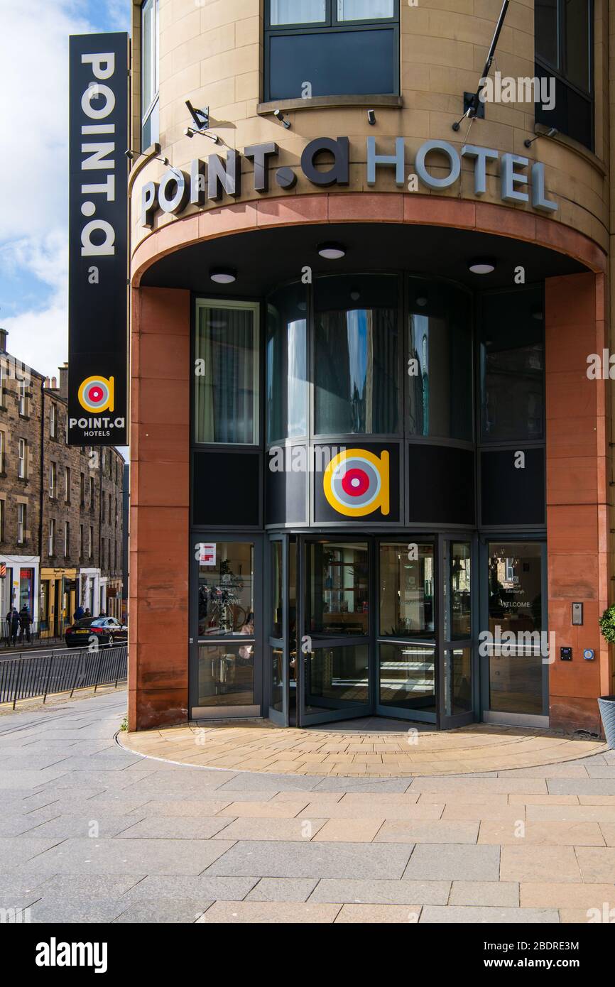 point.a hotel, Morrison Street, Edinburgh. pointa Stock Photo - Alamy