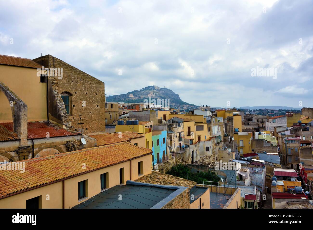 panorama of the historic center of Sciacca Sicily Italy Stock Photo - Alamy
