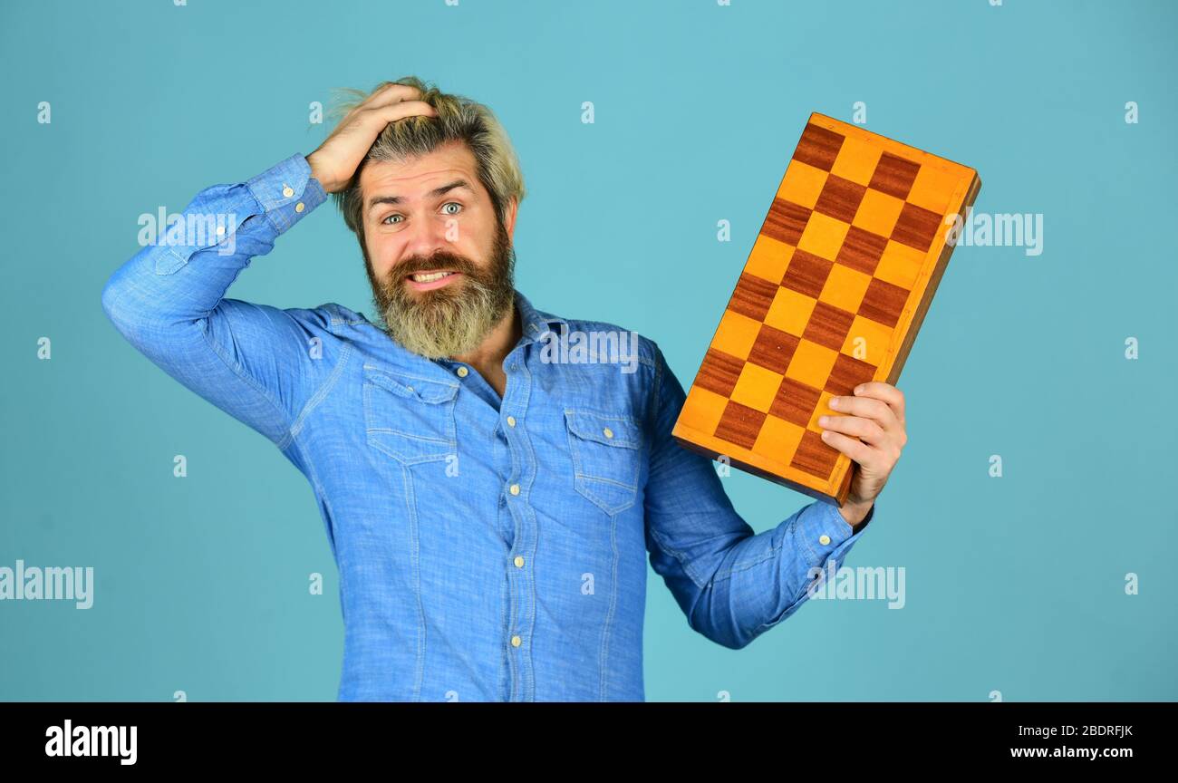 Exercise for brain. Chess figures. Intellectual games. Intelligent ...