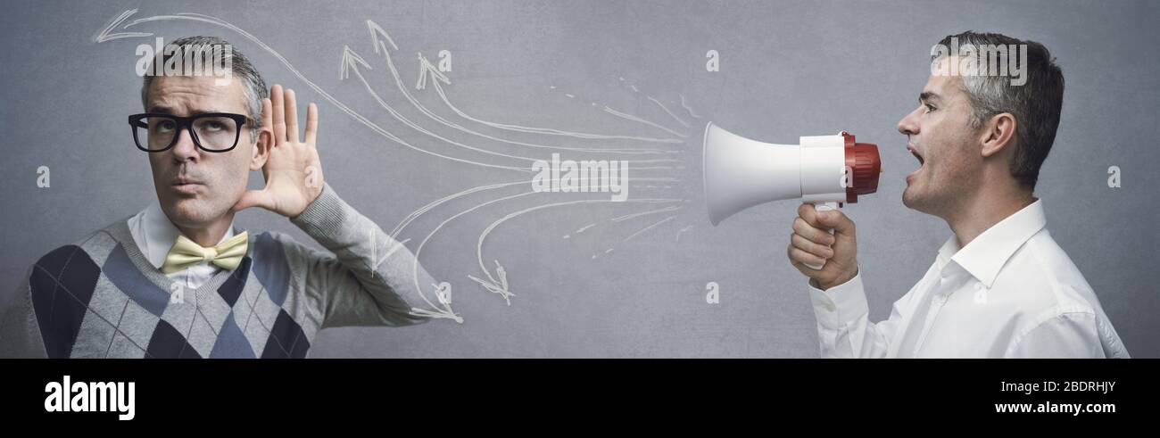 Deaf and loud hi-res stock photography and images - Alamy