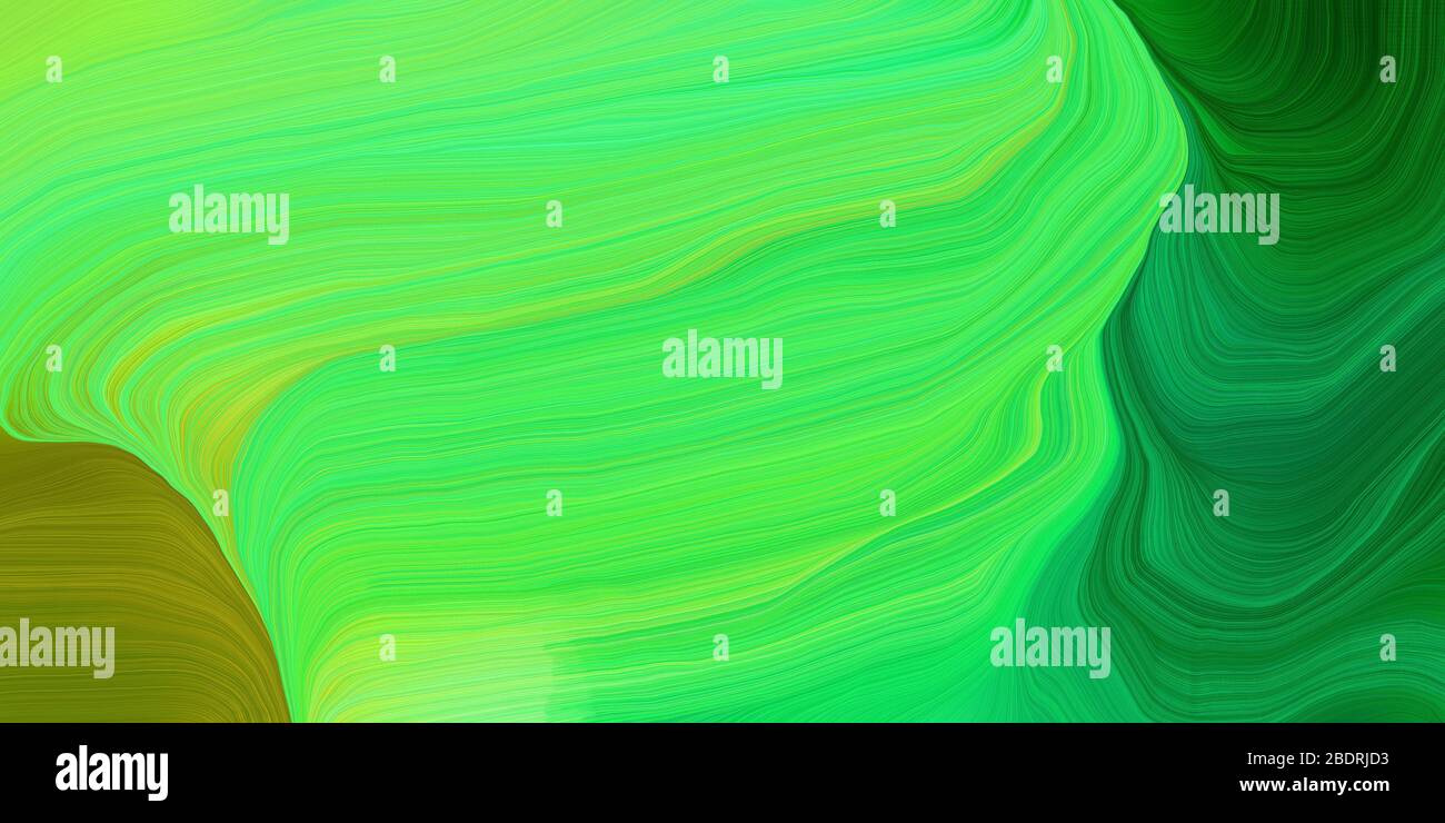 vibrant background graphic with abstract waves design with lime green ...