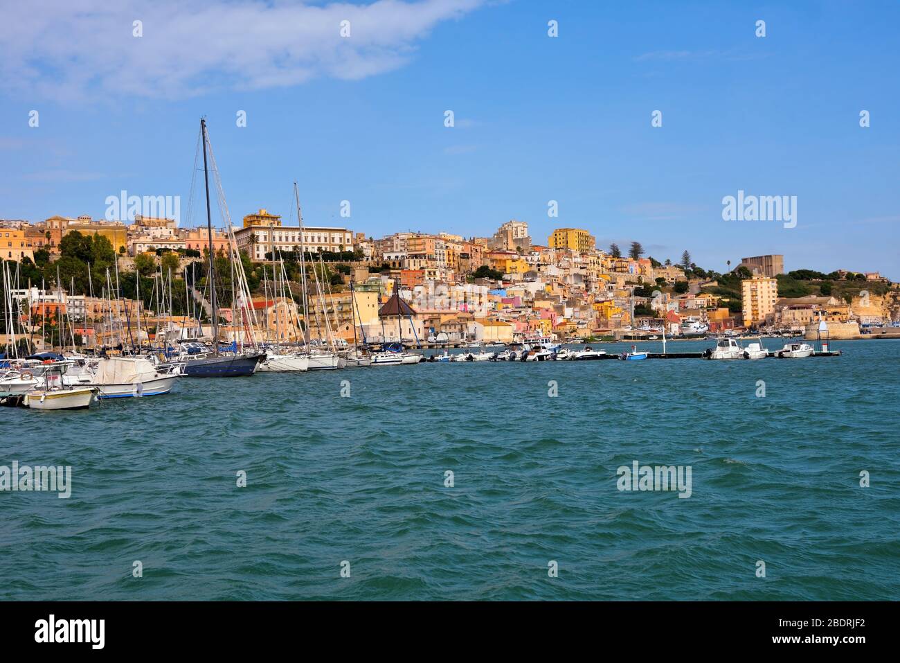 view of the sea of Sciacca Sicily Italy Stock Photo - Alamy