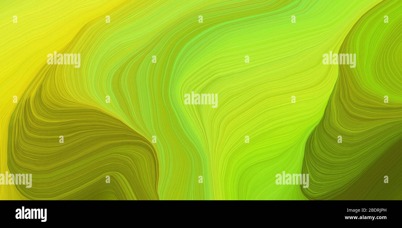 vibrant background graphic with abstract waves illustration with yellow ...