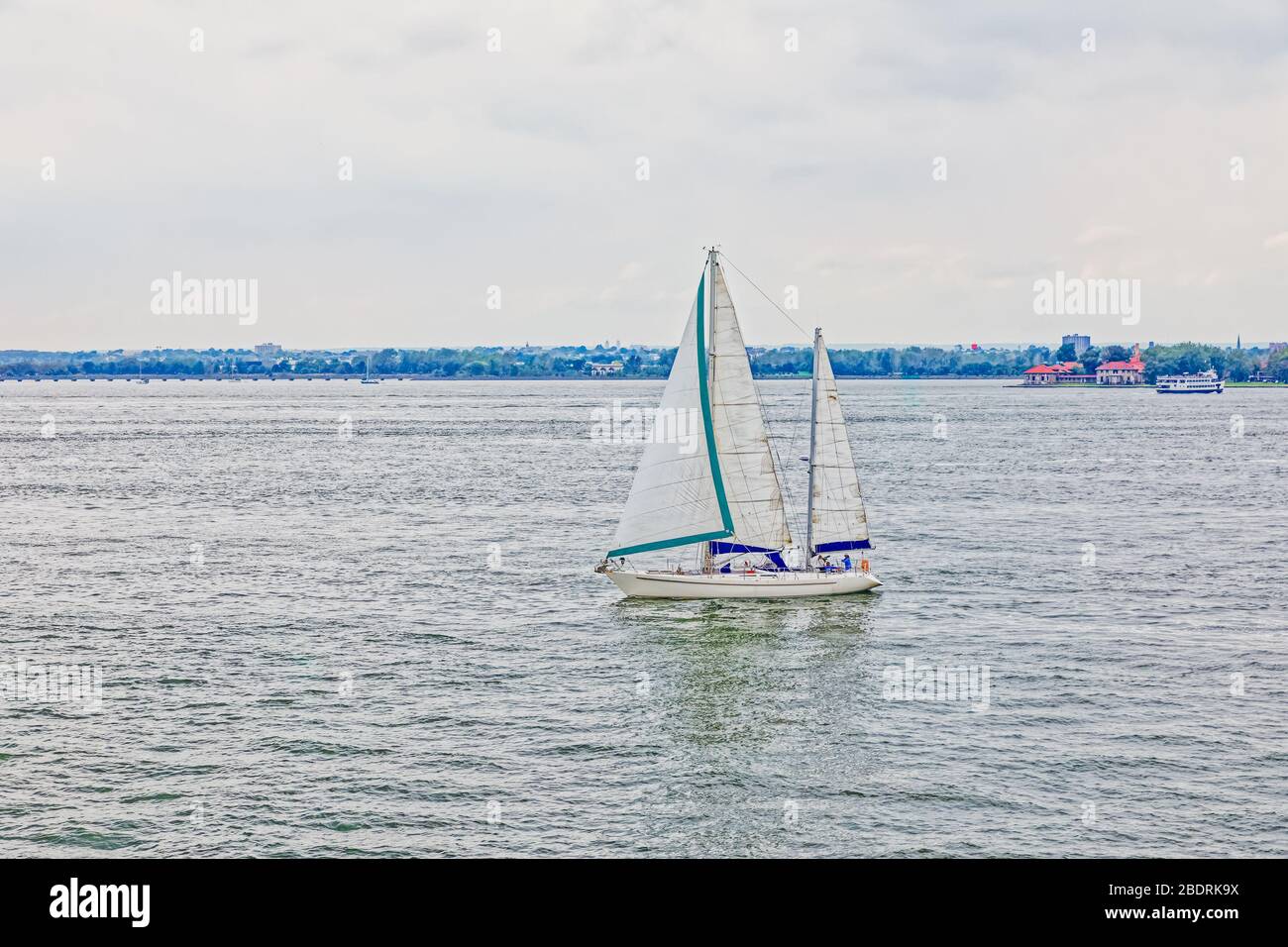 Sailing on the Hudson River, New York Stock Photo - Alamy