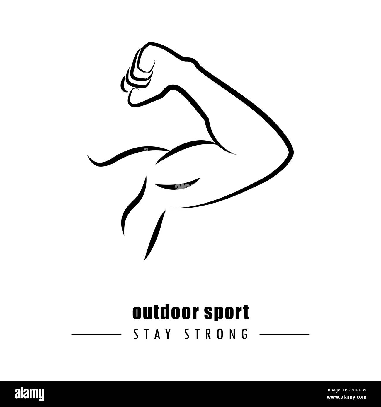 Cartoon muscle man hi-res stock photography and images - Alamy