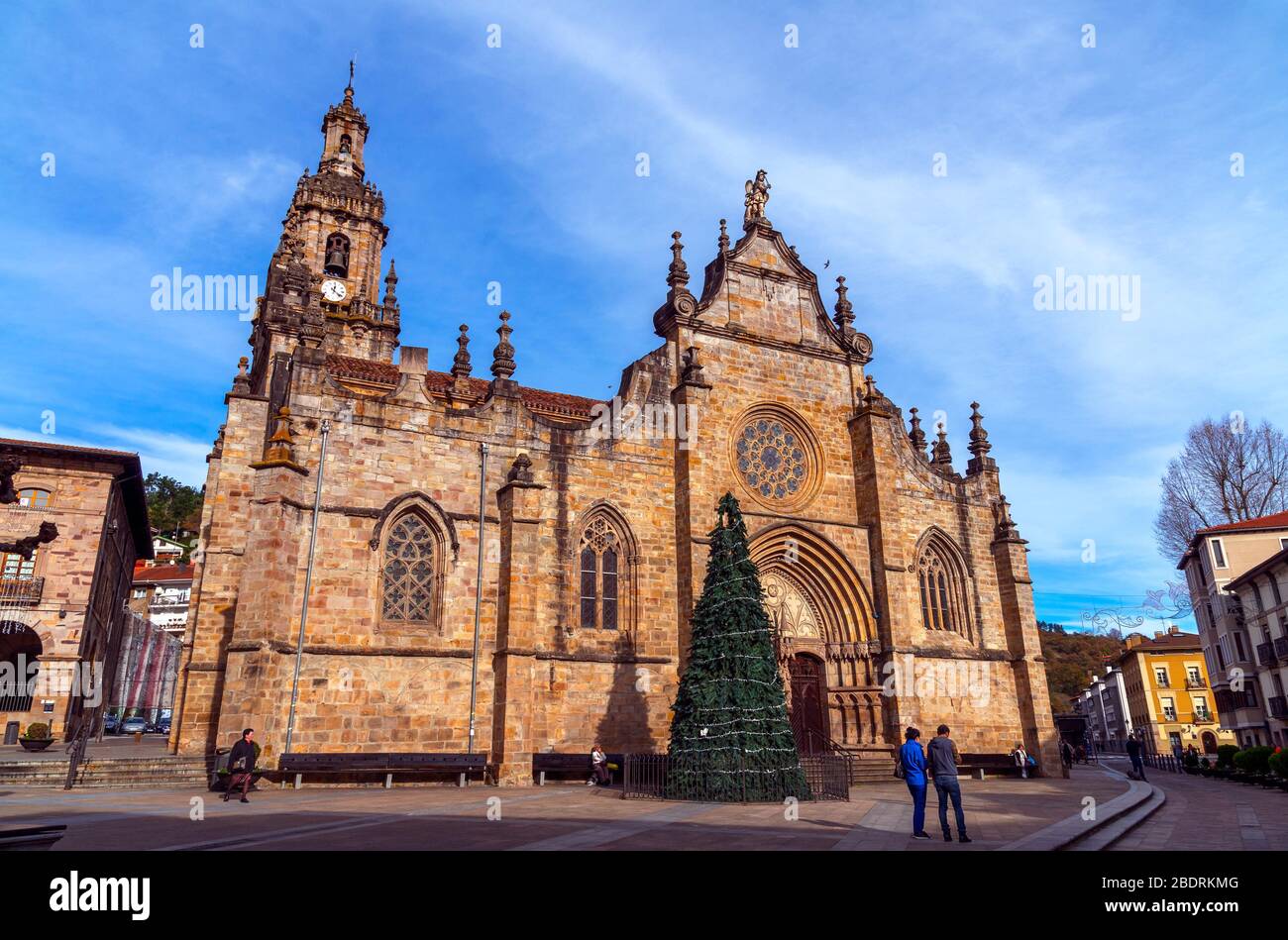 Iglesia de San Severino. Balmaseda. Vizcaya. País Vasco. España Stock ...