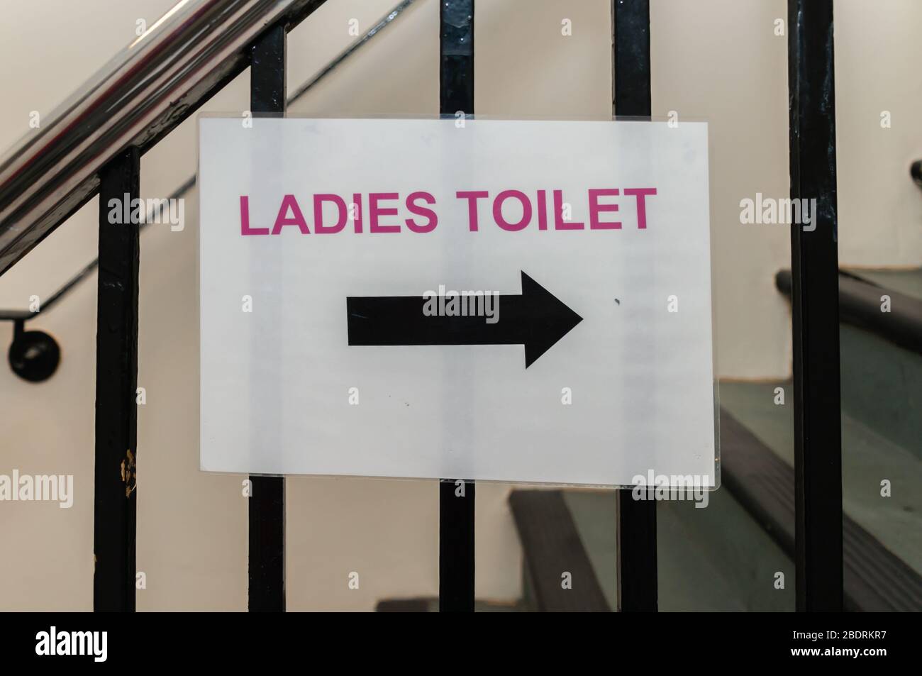 Sign toilets WC Stock Photo - Alamy
