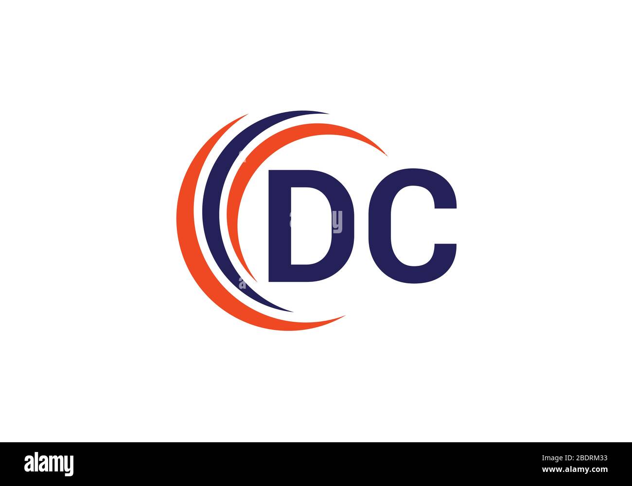 D C Initial Letter Logo design vector template, Graphic Alphabet Symbol ...