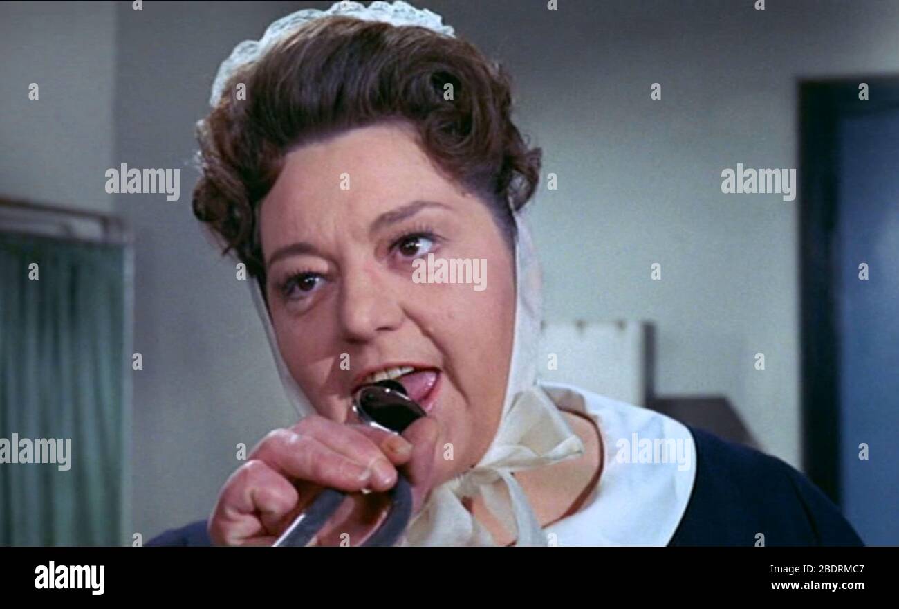 London.UK. Hattie Jacques in a scene in ©Rank Organisation film, Carry ...