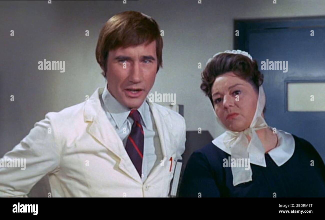 London.UK. Jim Dale and Hattie Jacques in a scene in ©Rank Organisation ...