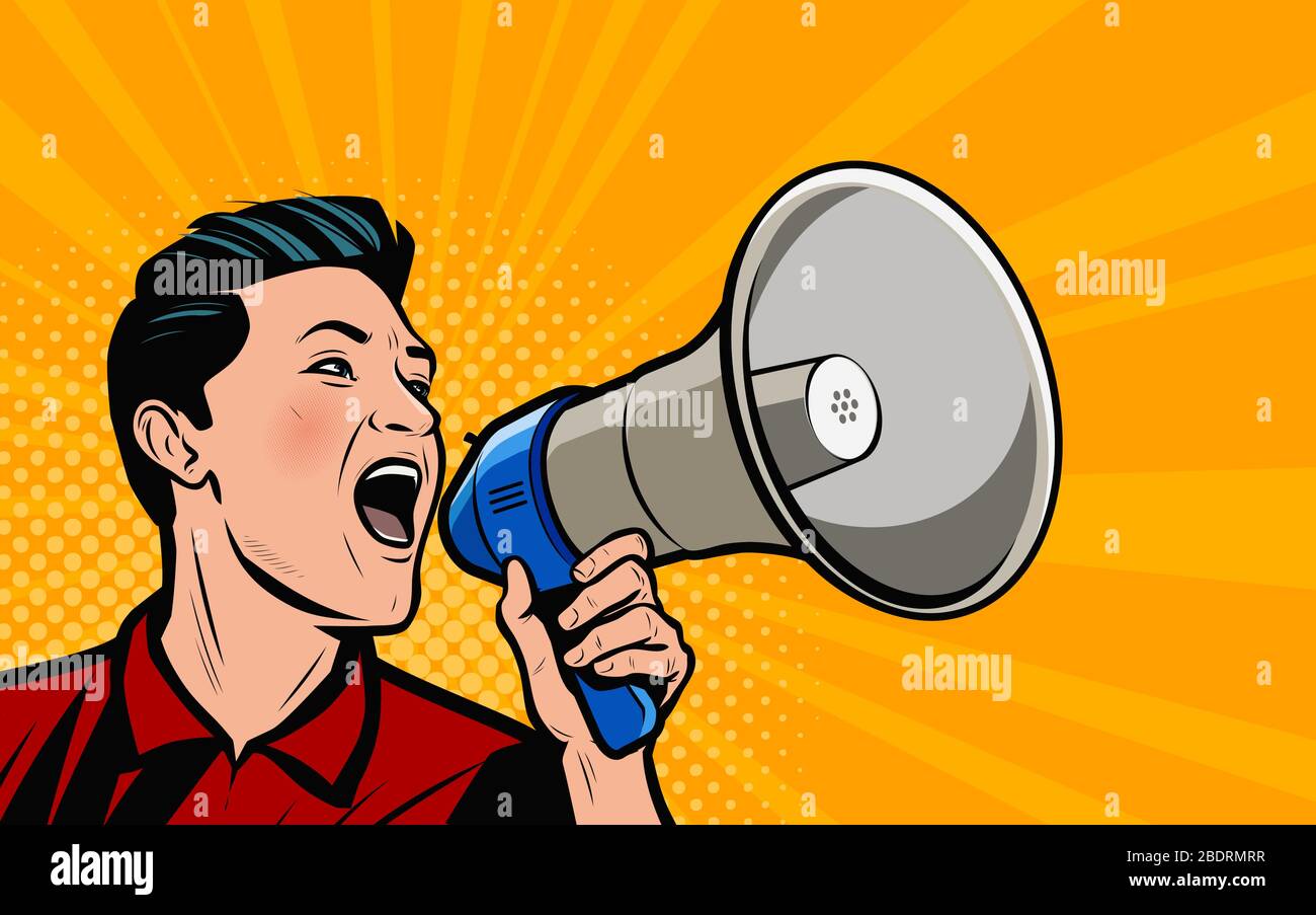 Speaking loudly hi-res stock photography and images - Alamy