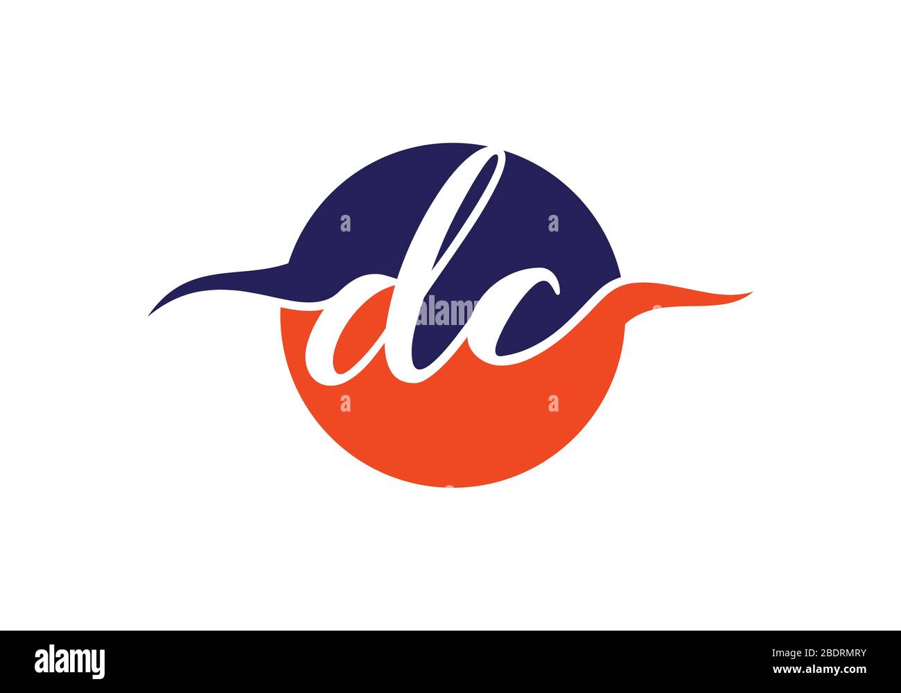 D C Initial Letter Logo design vector template, Graphic Alphabet Symbol ...