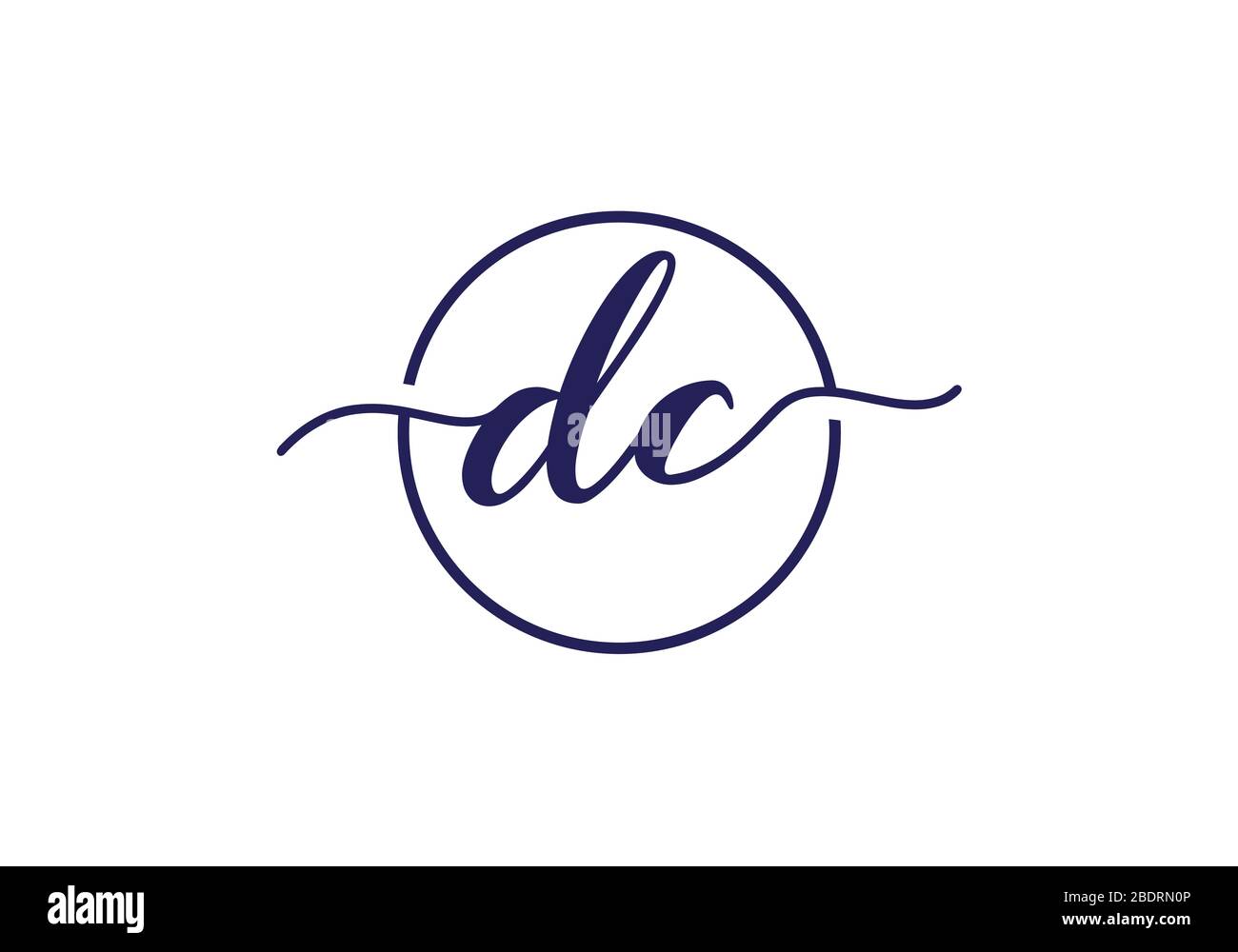 D C Initial Letter Logo design vector template, Graphic Alphabet Symbol ...