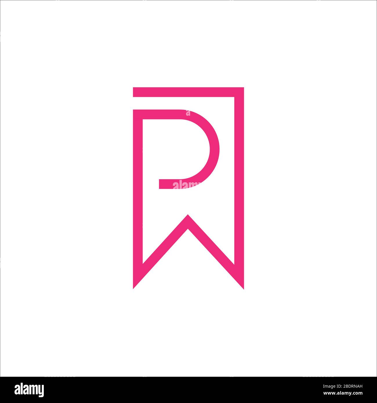 Initial letter pw logo or wp logo vector design template Stock Vector ...
