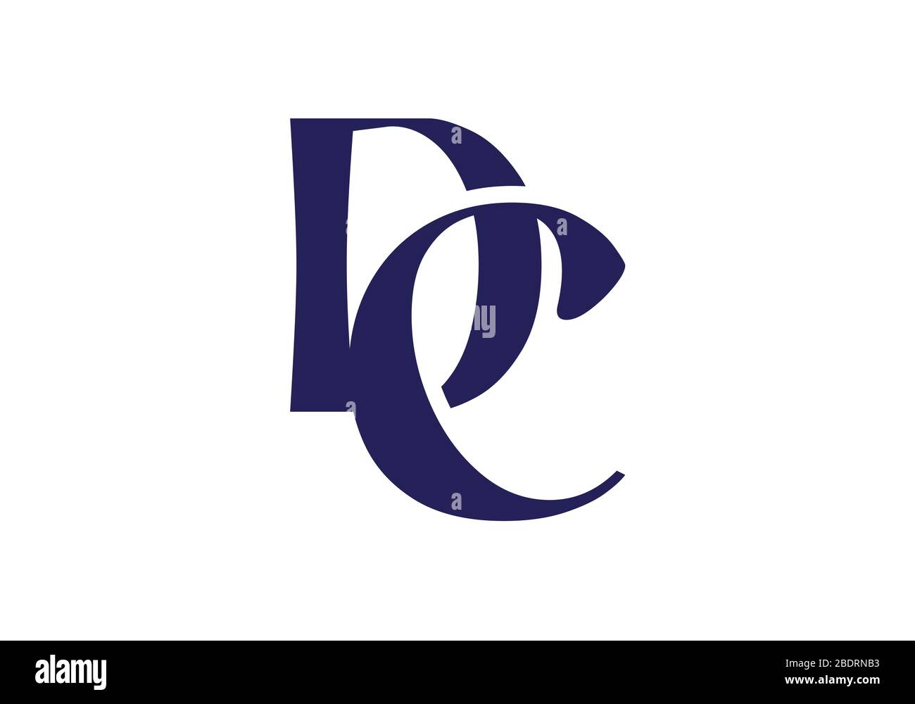D C Initial Letter Logo design vector template, Graphic Alphabet Symbol ...