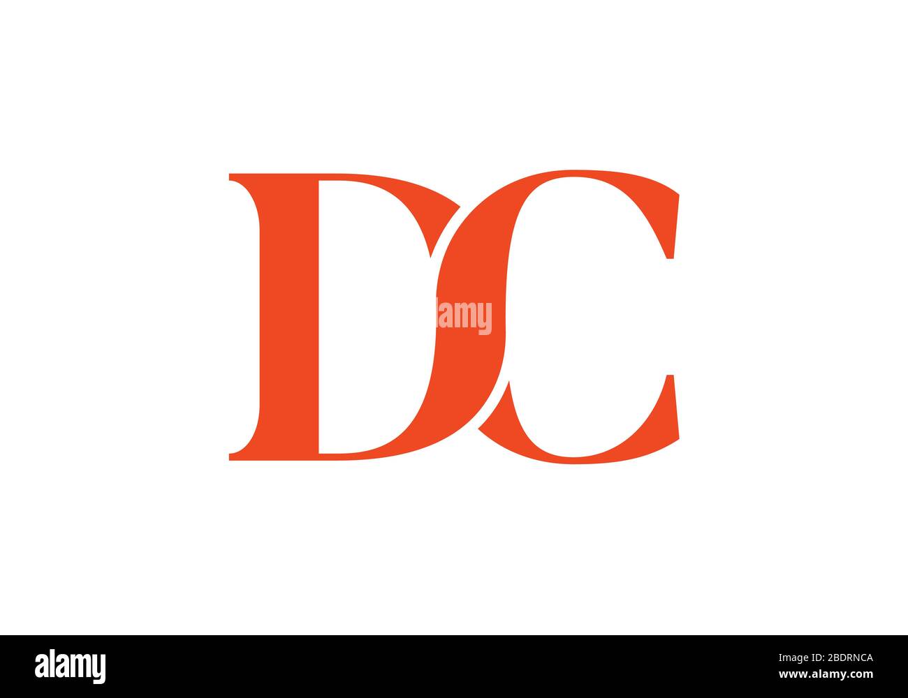 D C Initial Letter Logo design vector template, Graphic Alphabet Symbol ...