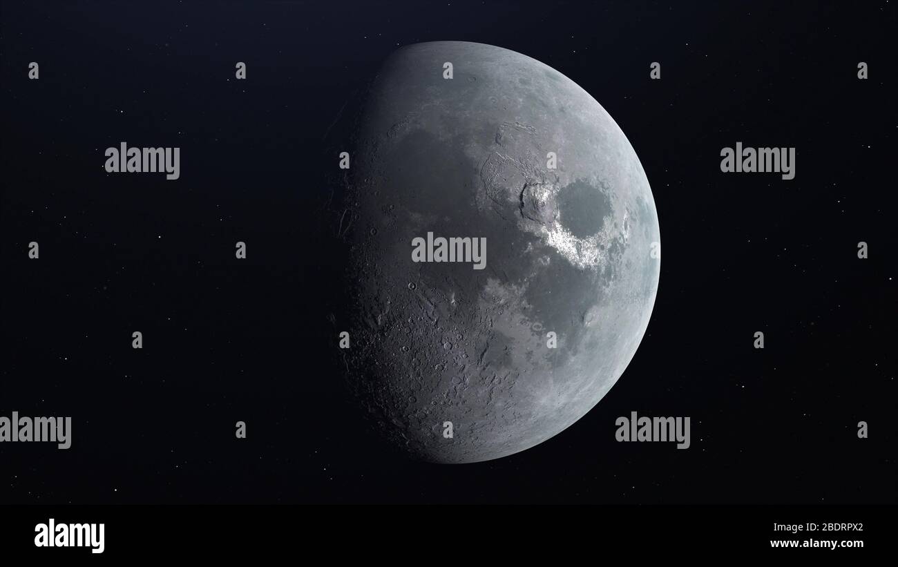 Ultra realistic moon from orbit hi-res stock photography and images - Alamy