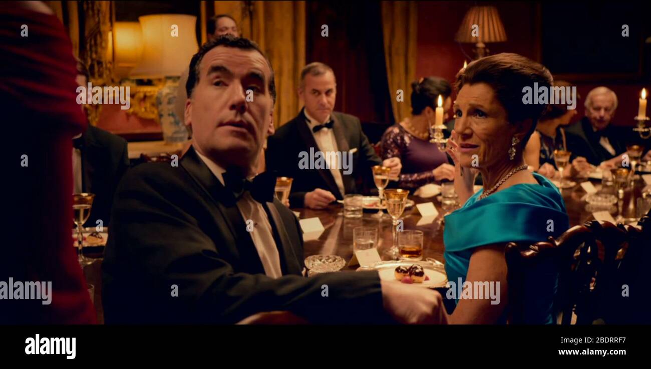 London. UK. Harriet Walter as Princess Margaret and Tim McMullan in a ...