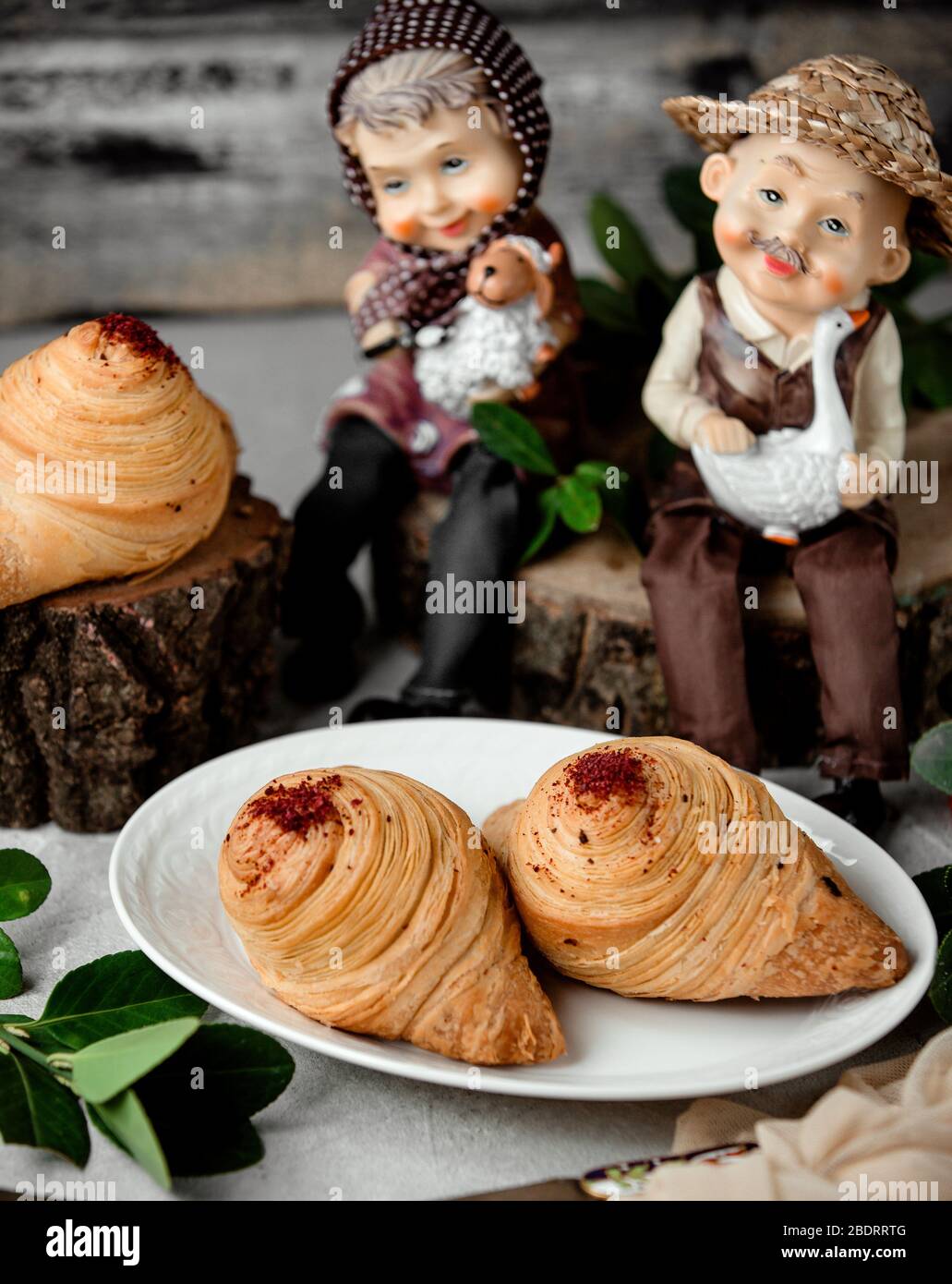 chudu kutabs with minced meat topped with sumac Stock Photo - Alamy