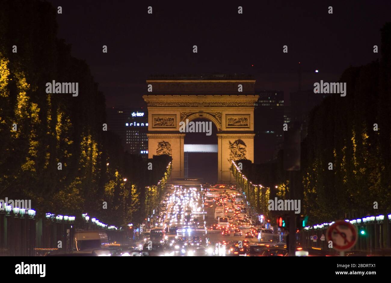 Champs Elysees in Paris France Stock Photo - Alamy